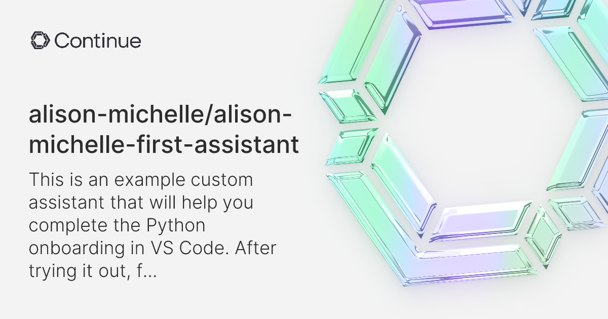 Continue • alison-michelle/alison-michelle-first-assistant