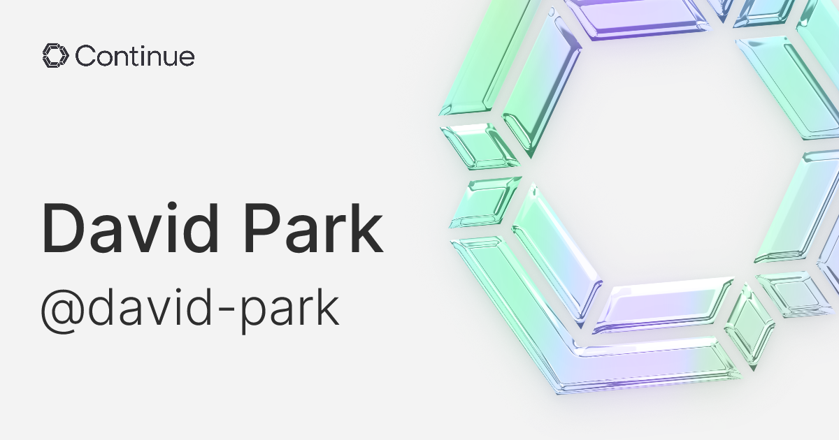 Continue • david-park (David Park)