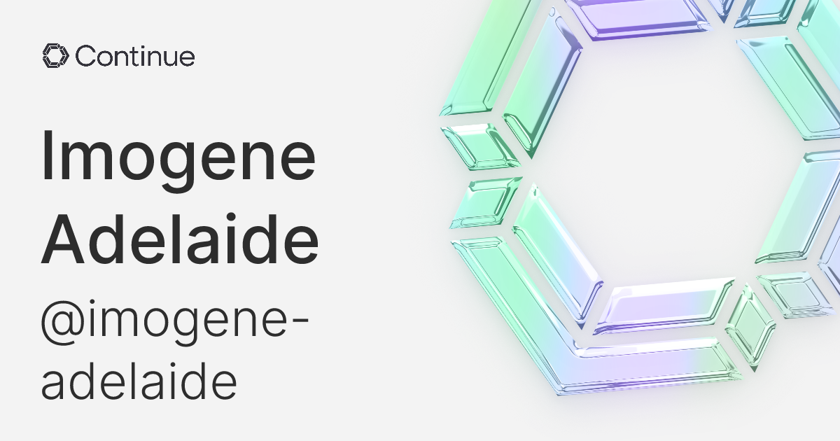 Continue • imogene-adelaide (Imogene Adelaide)