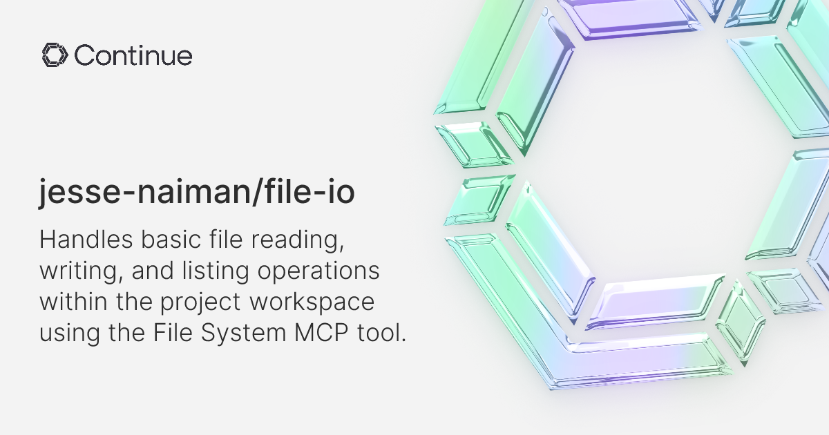 Continue • jesse-naiman/file-io
