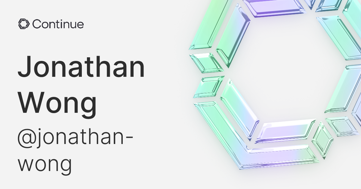 Continue • jonathan-wong (Jonathan Wong)