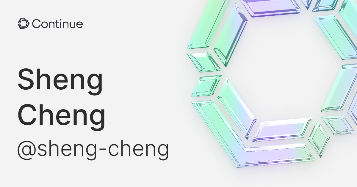 Continue • sheng-cheng (Sheng Cheng)